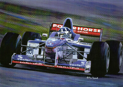 Damon Hill, Arrows 1997 art print | eBay