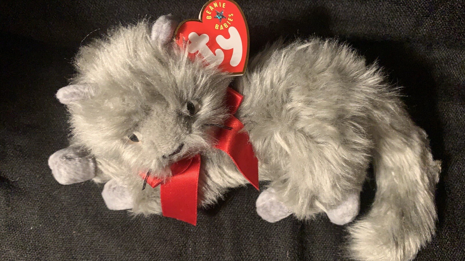 ty Beani The Gray Cat, With Tag/tash 2000 retired original BB | eBay