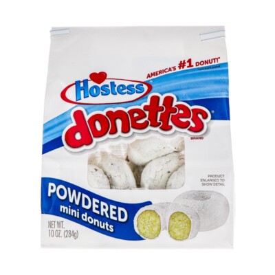Hostess Donettes Mini Powder Donut Bag 10 oz | eBay