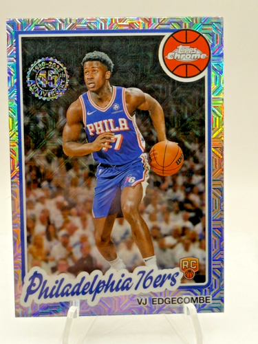 2025-26 Topps VJ Edgecombe Rookie Silver Pack Chrome Mojo Refractor #TC-CE RC | eBay