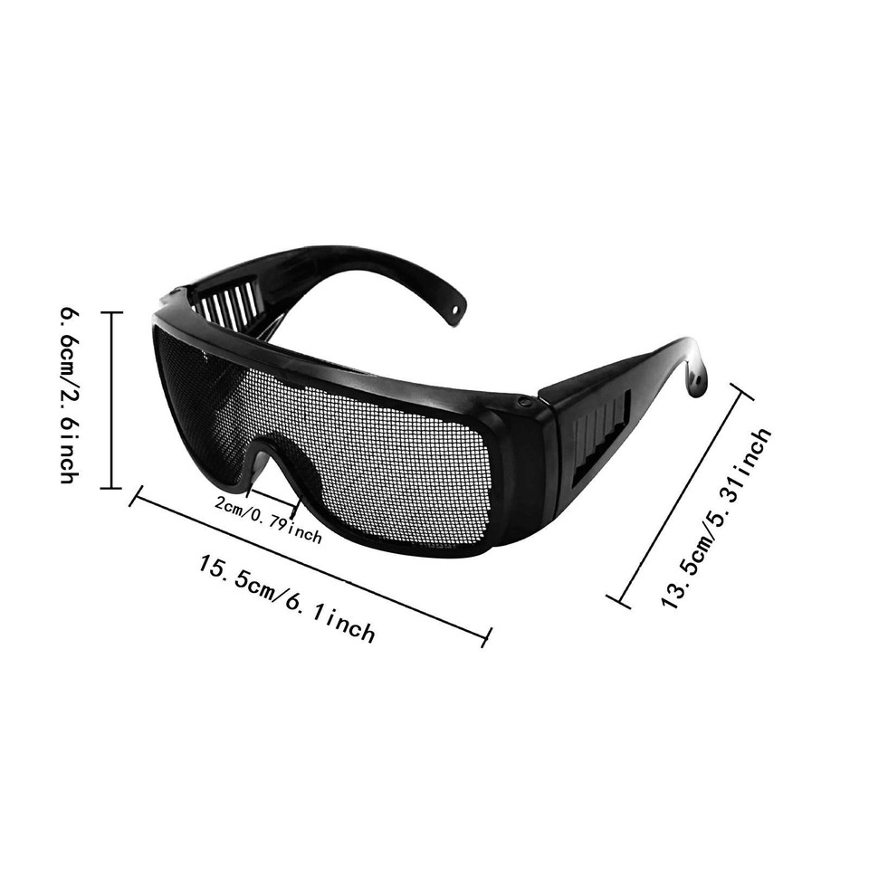 Wire Mesh Safety Goggles Eye Protector Goggles Anti Splash Safety ...