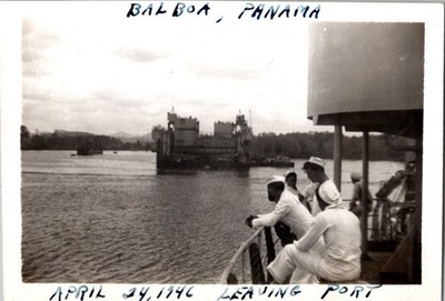 Vtg Photo US Navy 1946 Balboa Panama Canal Zone Pacific Ship Central ...