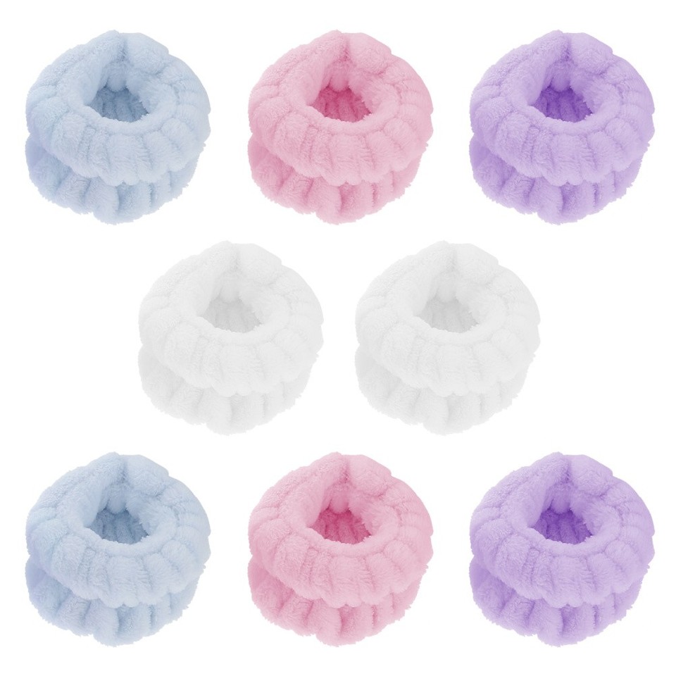 4 Pairs Convenient Face Wash Wristbands Comfortable Hand Washing | eBay ...