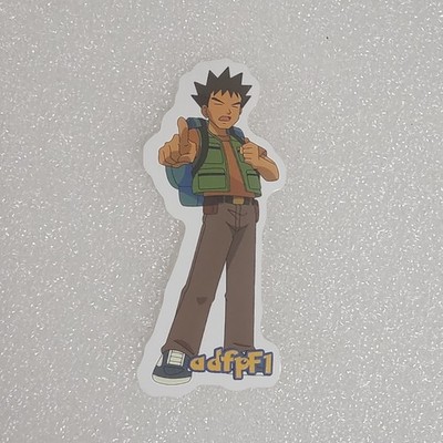 Pokemon Trainer BROCK Nintendo anime Sticker New 1.5" x 3" | eBay