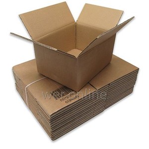 A4 12 x 9 x 6" Strong Packing Postal Mail Shallow Double Wall Cardboard ...