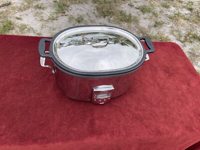 ALL-CLAD 6.5 Quart Slow Cooker Stainless Steel Crock Pot Model Series ...