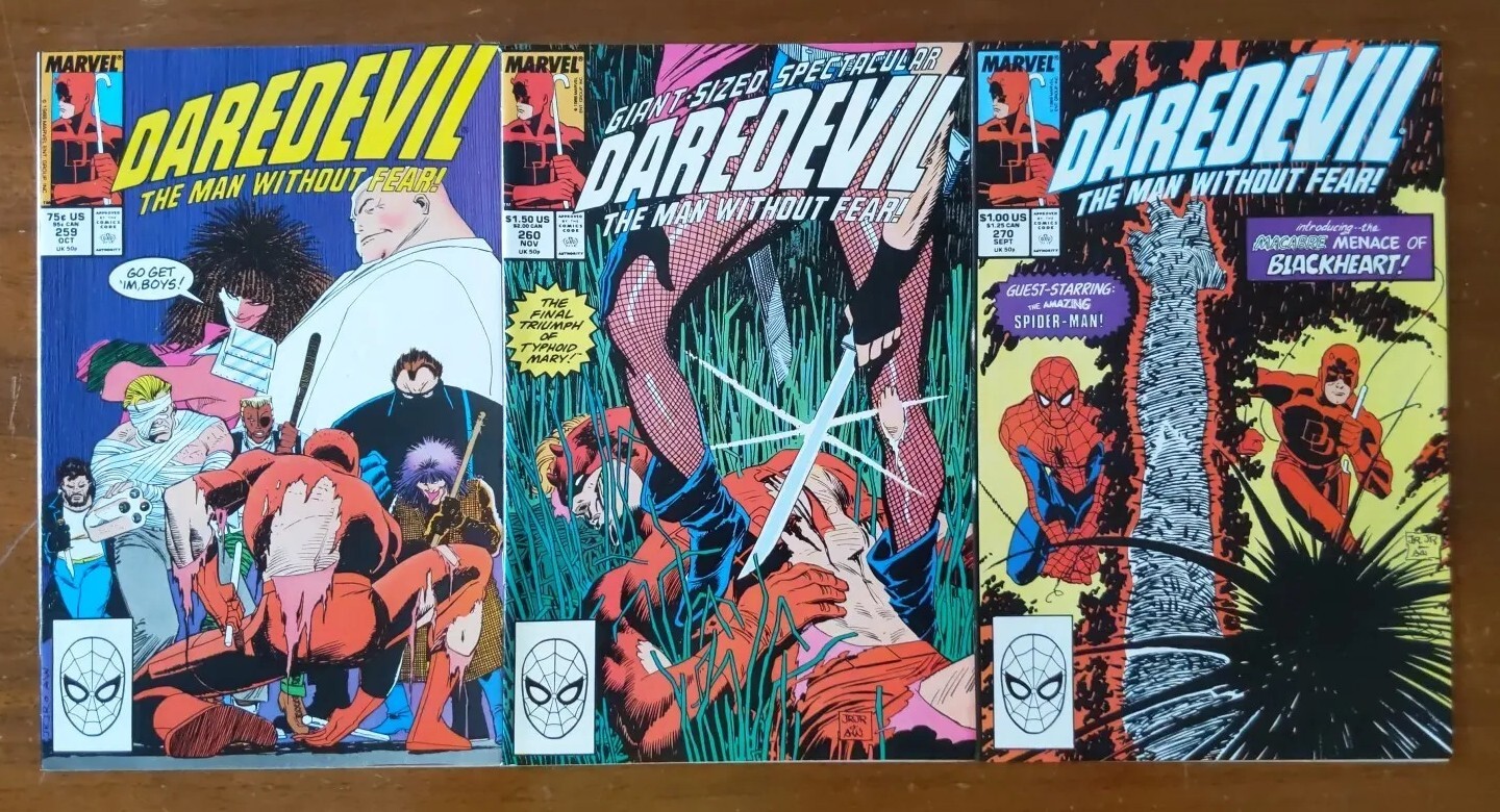Daredevil #232 256-260 270 - Typhoid Mary Kingpin Punisher 1st Nuke ...