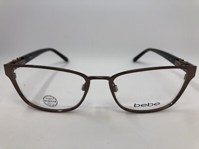 New bebe BB5132 Upfront 210 Topaz 52.17.135 Women’s Eyeglasses Frames ...