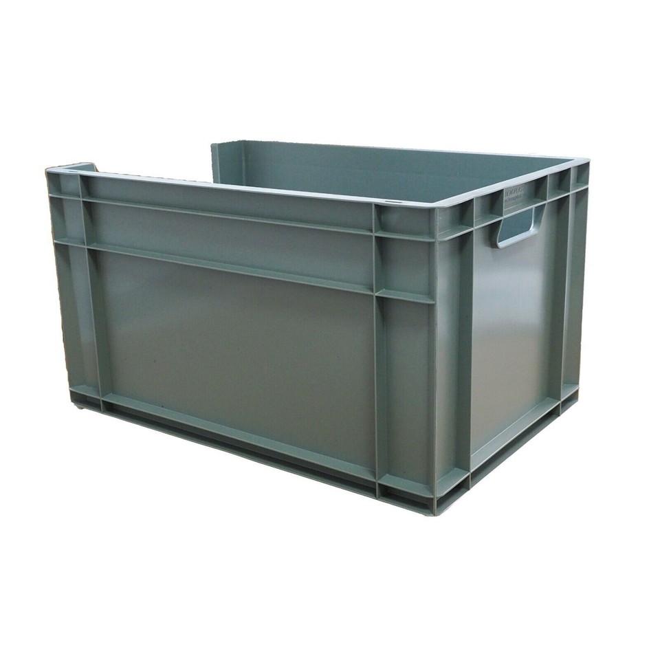 Euro Stacking Plastic Box, Heavy Duty Storage Industrial Boxes ...
