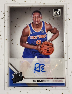 2019-20 Panini Clearly Donruss Rated Rookie Autograph RJ Barrett | eBay