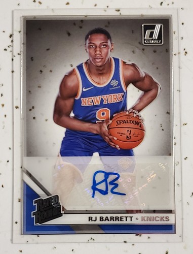 2019-20 Panini Clearly Donruss Rated Rookie Autograph RJ Barrett | eBay
