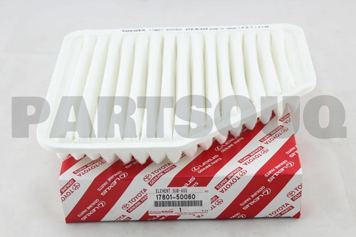 1780150060 Genuine Toyota ELEMENT SUB-ASSY, AIR CLEANER FILTER 17801 ...