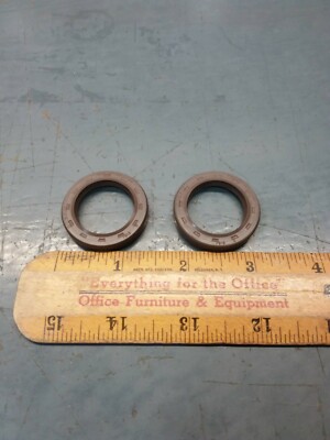 2/PACK of Stefa 12CC25X35X6/6.5 Oil Seals, Double Lip w/Spring. 25x35x6 ...