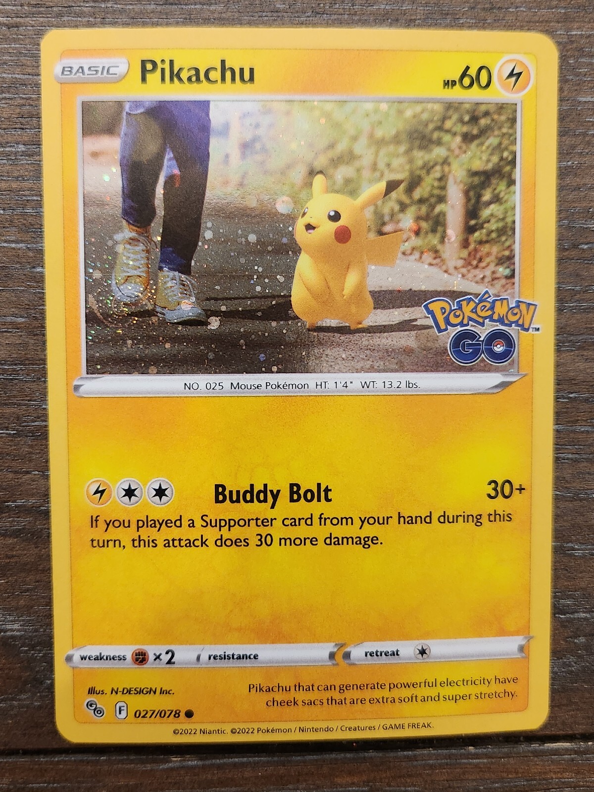 SWIRL Pikachu 027/078 Pokémon GO Stamped Cosmos Holo Pokémon 2022 NM | eBay