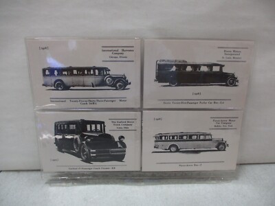 8 Vintage Buses Postcards with Mack, Selden, and Pierce Arrow | eBay