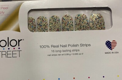Color Street Nail Polish Strips ~ GLITZBURGH ~ Retired ~ NIP ~ | eBay