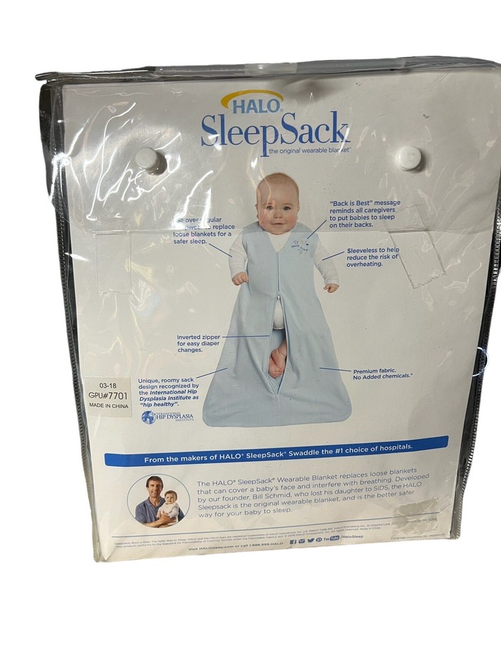 NEW! Halo Sleep Sack Wearable Back Sleep Blanket 6-12mo Knit | eBay