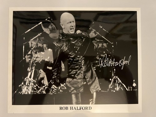 ROB HALFORD AUTOGRAPH 8X10 PROMO PHOTO Authentic - Choose from A to I ...