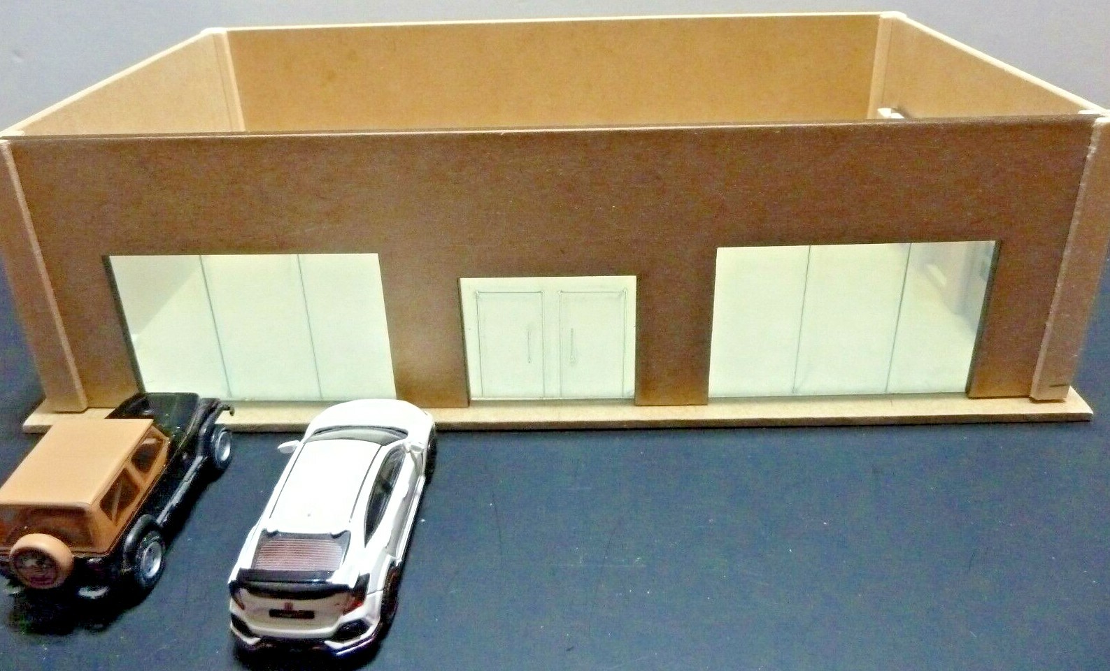 1/64 Scale Model Showroom/Garage/Firehouse/Gas Station/House 8 Diorama ...