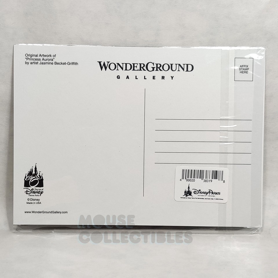 Disney Sleeping Beauty Postcard WonderGround Jasmine Becket-Griffith ...