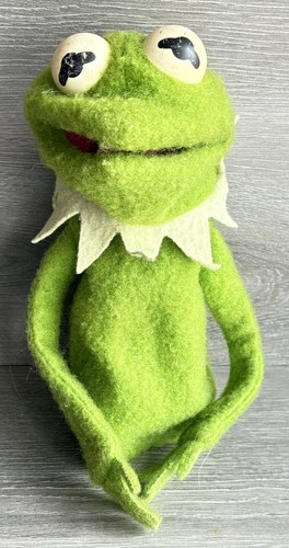 VTG 1976 Kermit The Frog Hand Puppet Jim Henson Muppets Fisher Price ...