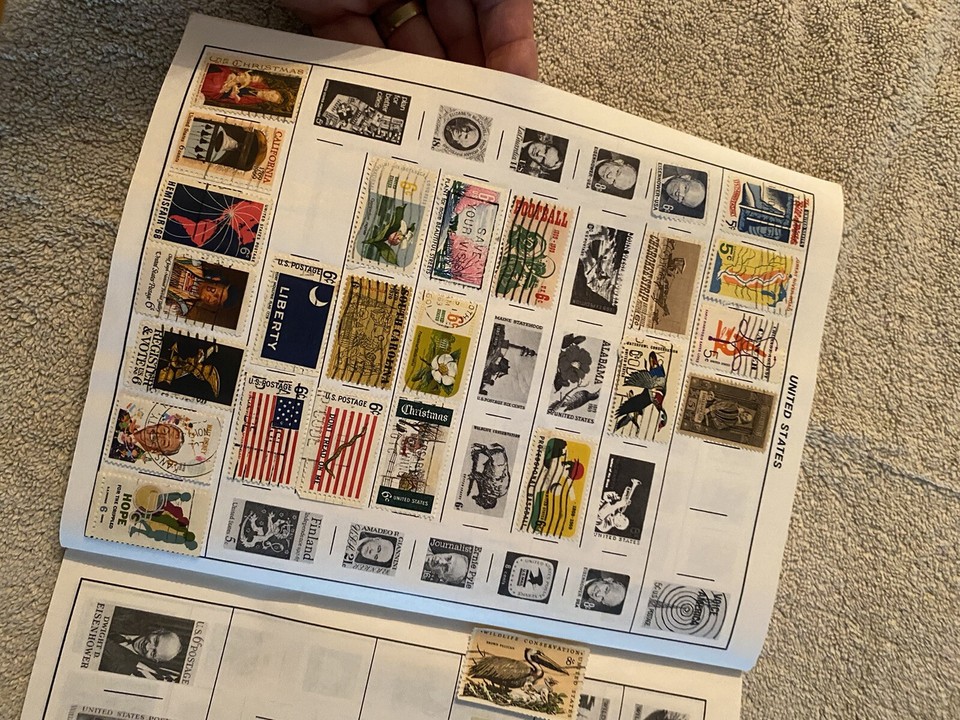 1970’s Stamp Collecting Book with Stamps | eBay