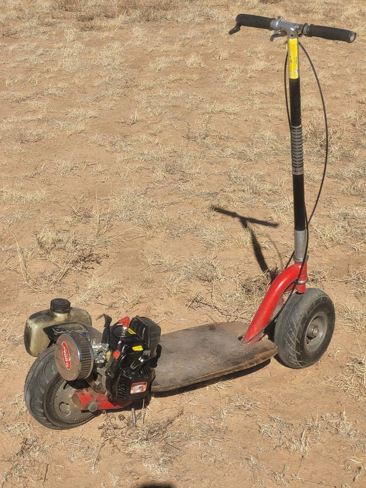 GoPed GSR 32cc (Bigfoot GEO conversion) W/Accessories Gas Scooter Ready ...