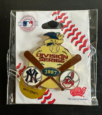 New York Yankees Division Series Collectors Lapel Pin Aminco Indians ...