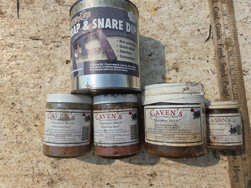 Lot Of 4 Canine Predator Food Call Bait Bobcat Trapping Coyote Trapping ...