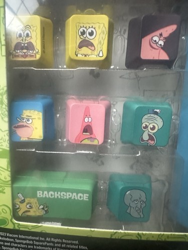 SpongeBob SquarePants Interchangeable Key Cap Set-complete | eBay