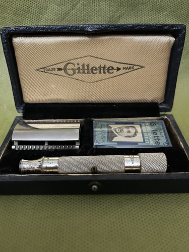 VINTAGE 1930’s GILLETTE-ROTBART HYBRID SAFETY RAZOR NOS | eBay