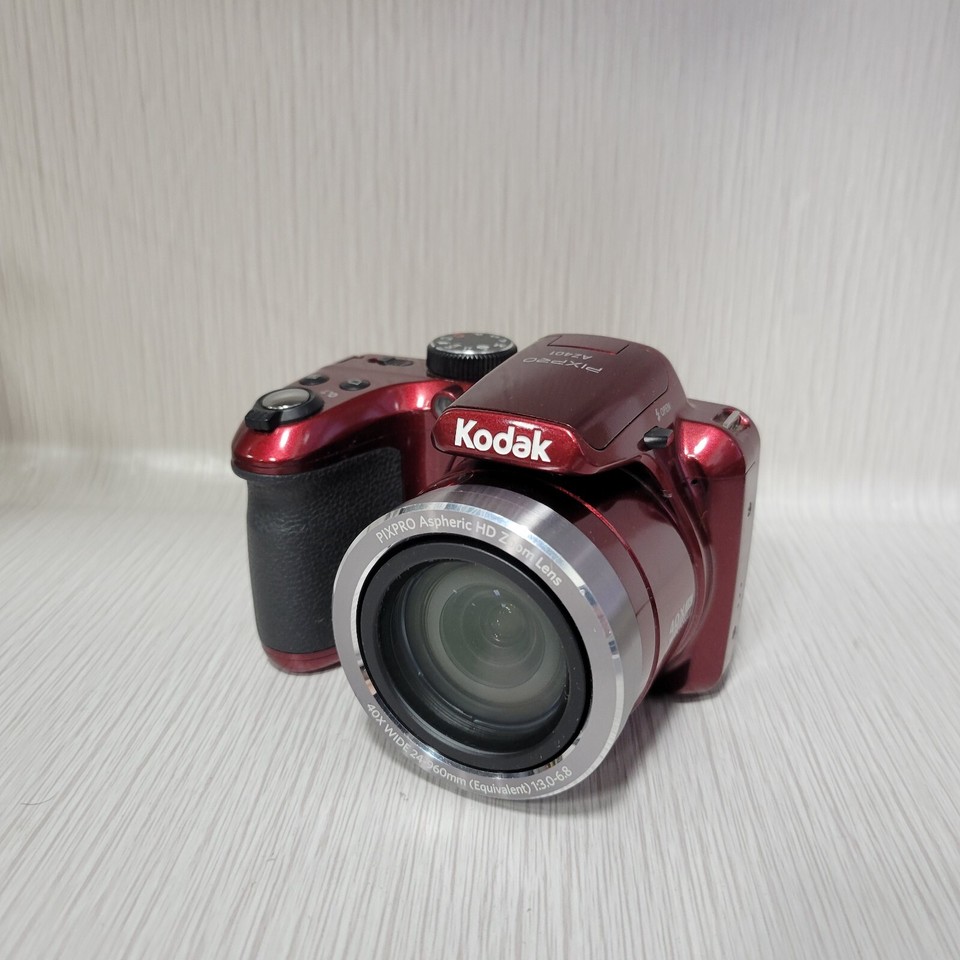 Kodak AZ401RD Point & Shoot Digital Camera with 3" LCD - Red [USED ...