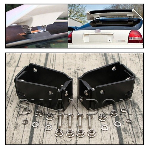 For EK9 Civic Type R Spoiler fully Adjustable Tilt Riser Lift Brackets ...
