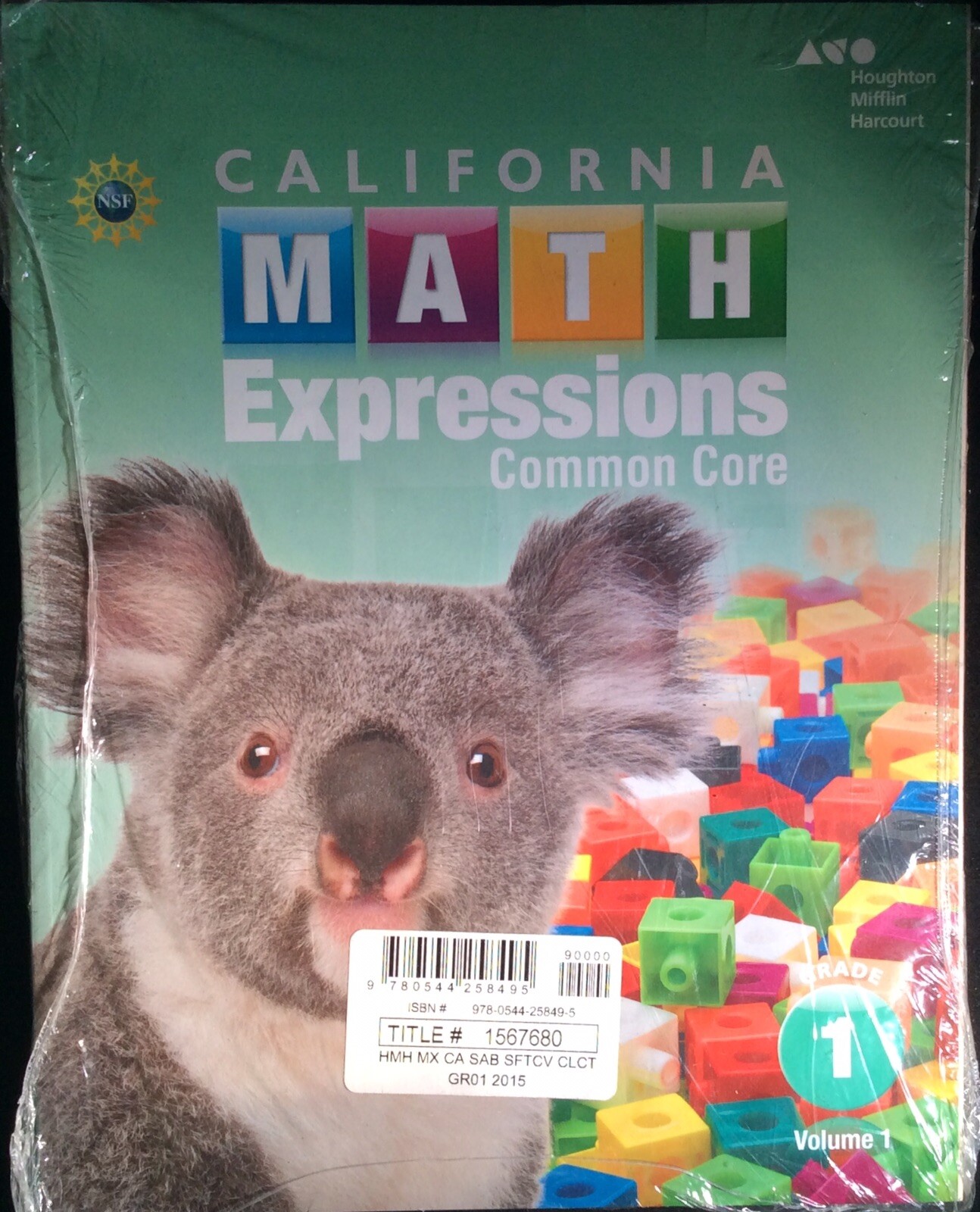 HMH Math Expressions California Student Activity Book Vol. 1 & 2 Grade ...