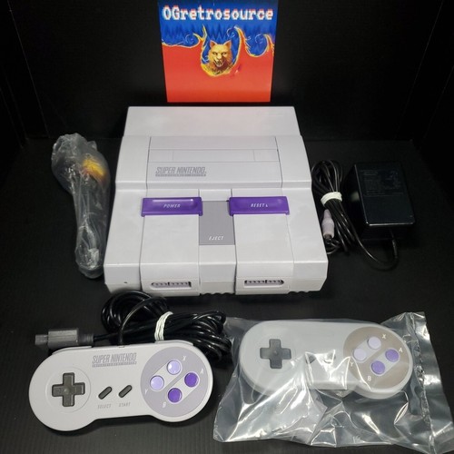 Original Super Nintendo SNES Console SNS-001 System W/2 CTR - CPTL ...