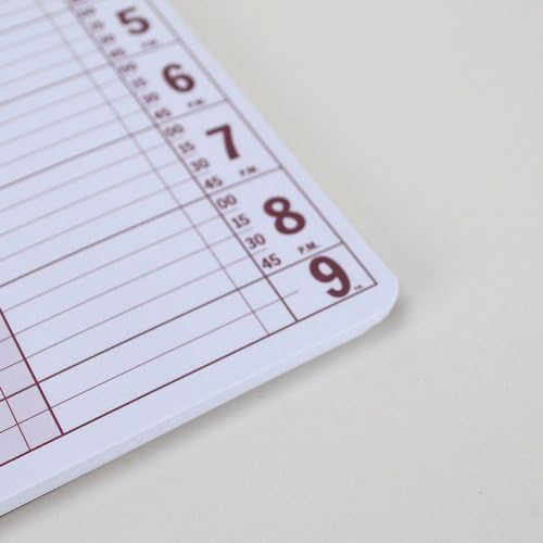 6 Column Appointment Book - Large Undated 2024 Planner for Daily ...