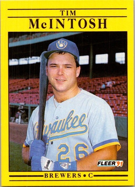 1991 Fleer - #589 Tim McIntosh for sale online | eBay