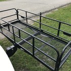 500lb Folding Trailer Hitch Mount Cargo Carrier Basket Rear Luggage ...