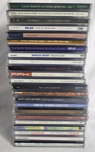 Lot of 23 Christian Gospel Hymns Music CDs WOW Praise Various Artists ...