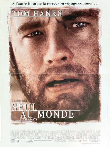 Affiche cinéma originale " Seul au monde " petit format / Tom Hanks | eBay