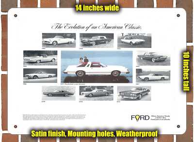 Metal Sign - 1977 Ford Thunderbird (Sign Variant #12) | eBay