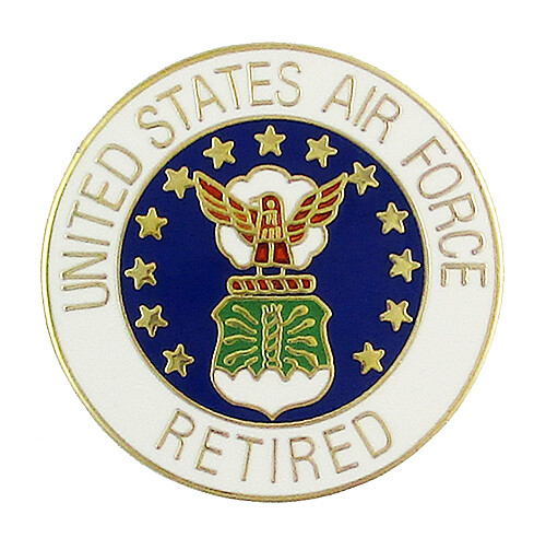 Retired United States Air Force HONORS Military Pin | eBay
