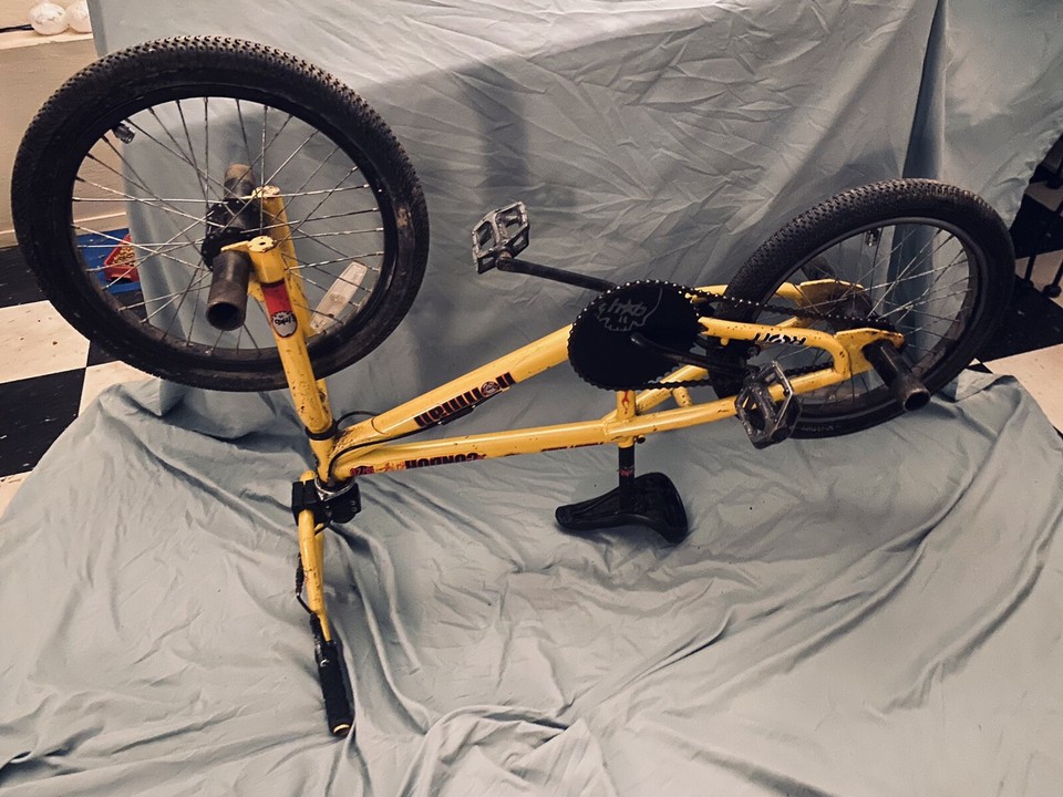 Vtg Hoffman Condor Bmx 2003 prodigy series Bike Yellow 18’Skidmarks ...