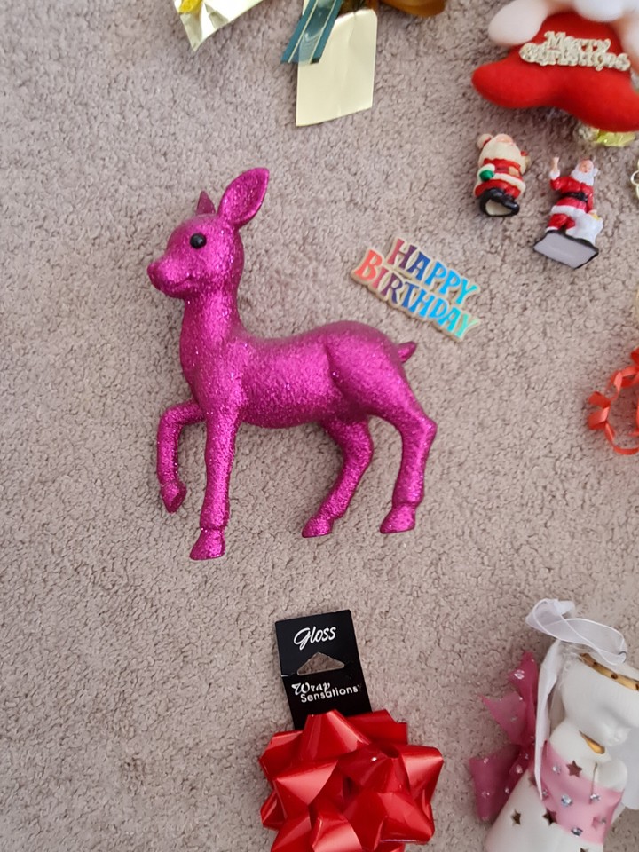 Christmas decorations Various variety assorted random vintage bulk lot ...