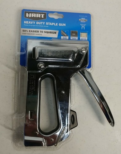 New Hart Heavy Duty Staple Gun - 5/16” Staples Included | eBay