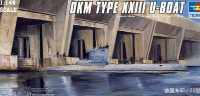 Trumpeter - U-Boot German Typ XXIII Type Modell-Bausatz - 1:144 NEU OVP ...