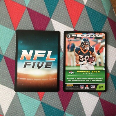 Philip Lindsay #U124 broncos Uncommon Base 2020 Panini Edition NFL five ...