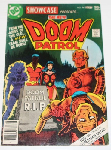 Showcase #94 - DC Comics 1977 1st New Doom Patrol Celsius Tempest ...