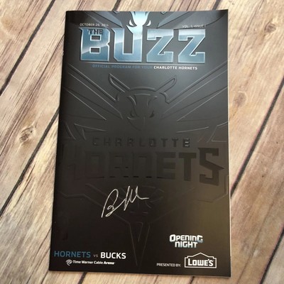 Big Al Jefferson Autograph 2014 Charlotte Hornets Commemorative Program ...