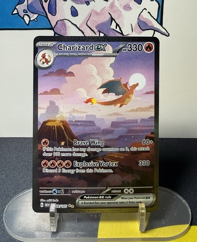 Pokémon TCG Charizard EX Scarlet & Violet 151 Card Sir 199/165 | eBay